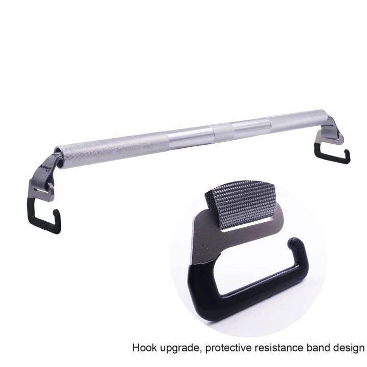 Portable Resistance Band Exercise Bar Large Hook For Pull Up Bands With ...