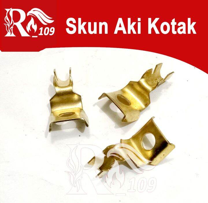 10 Pcs SKUN SKUN KABEL KUNINGAN / SKUN AKI KOTAK/ SKUN AKI MOTOR ...