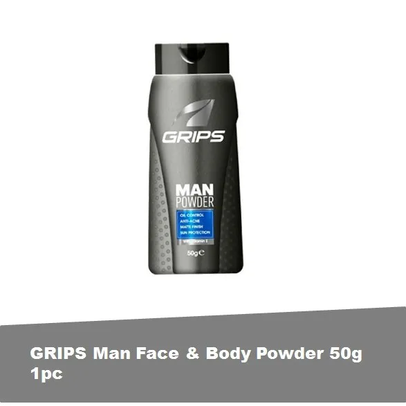 GRIPS Man Face Body Powder 50g x 1pc | Lazada PH
