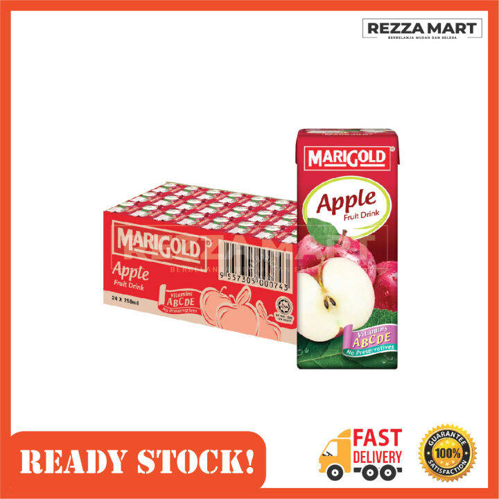 MARIGOLD Apple Fruit Juice Drink (24 x 250ml) | Lazada