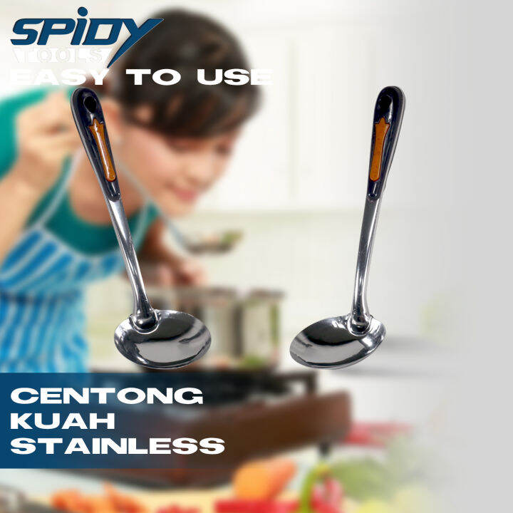 Centong Kuah Stainless Steel Diameter 9cm Sendok Bakso Irus Bakso ...