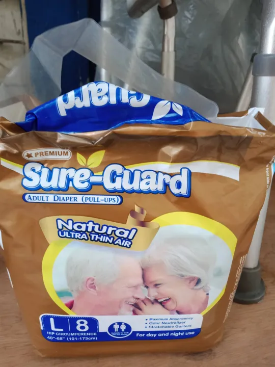 ADULT DIAPER LARGES PULL UPS (SUREGUARD) 8PCS PER PACK | Lazada PH