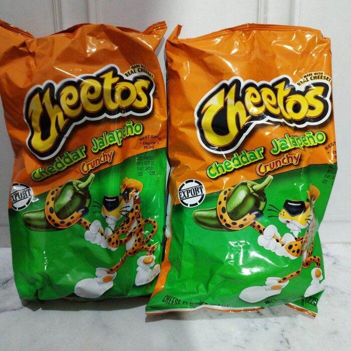 SNACK CHEETOS CHEDDAR JALAPENO CRUNCHY 226g IMPORT | Lazada Indonesia