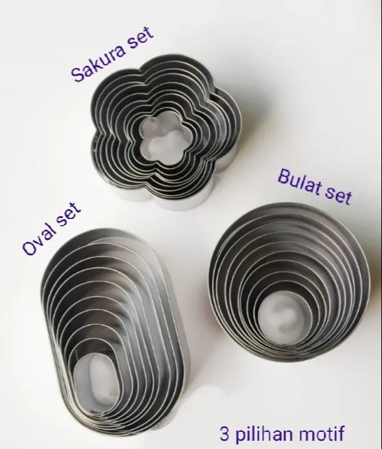 Ring Cutter Stainless Set / Ring Roti / Ring Kue ( 10 Pcs ) | Lazada ...