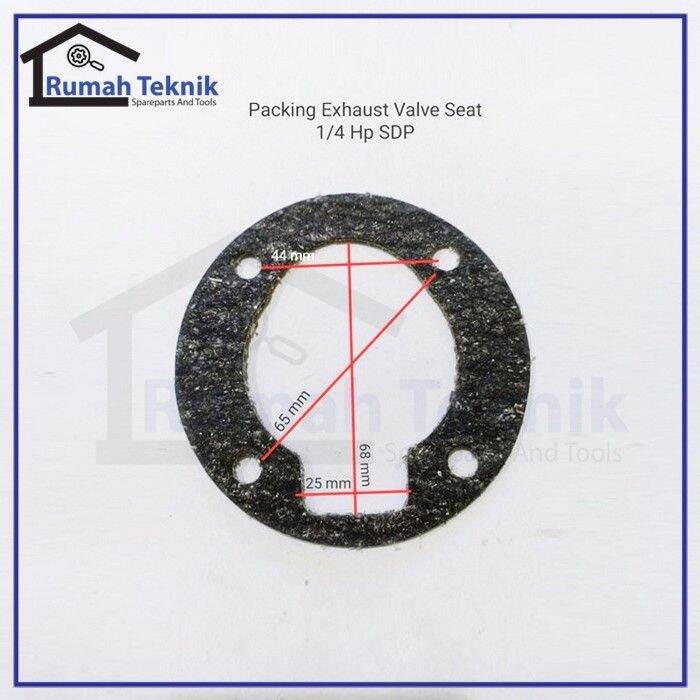 Packing Gasket Exhaust Valve Seat 1/4 hp Kompresor Angin SDP | Lazada ...