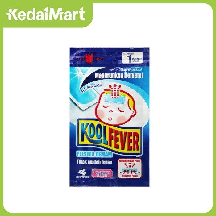 Cap Lang Plester Penurun Demam Bayi Kool Fever Pack | Lazada Indonesia