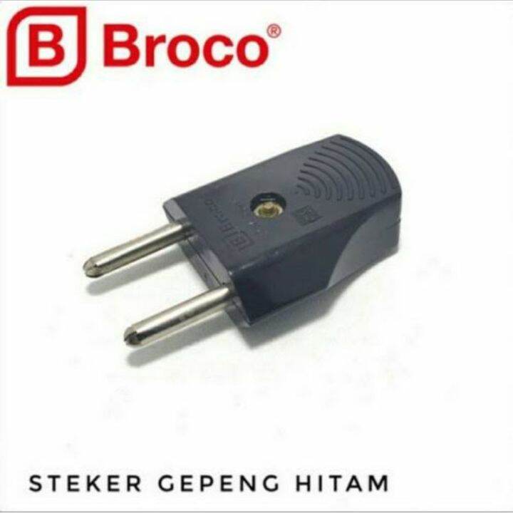 Steker BROCO Gepeng Hitam | Lazada Indonesia