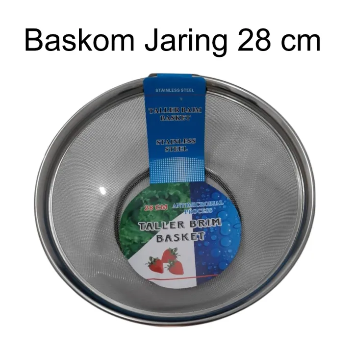 BMW Baskom Jaringan 28 cm Stainless | Lazada Indonesia