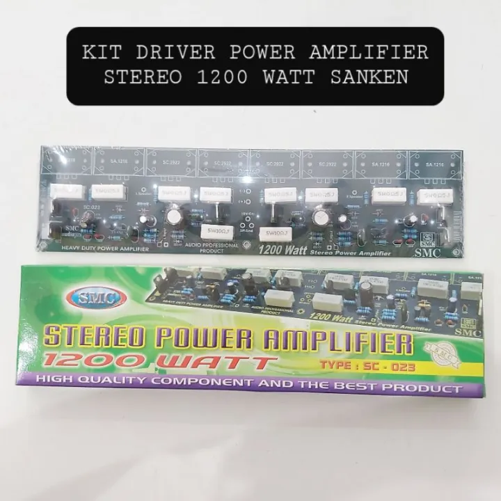 1200W Sanken SMC Stereo Power Amplifier Driver Kit | Lazada PH