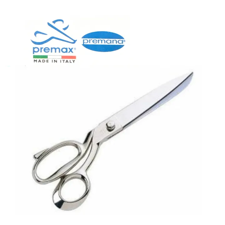 PREMAX กรรไกรตัดผ้า Tailor shears ด้ามเงิน ขนาด 10-12 นิ้ว made in ...