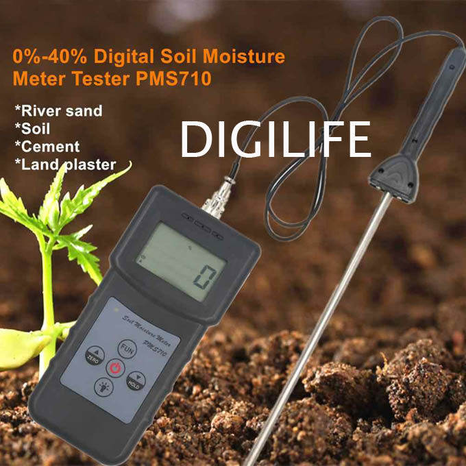 Soil Cement Moisture Meter PMS710 Sand Tanah Semen MC Tester PMS-710 ...
