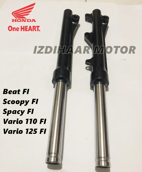 Tabung shock + As shock Depan R/L Honda Beat FI, Scoopy FI , Spacy FI ...