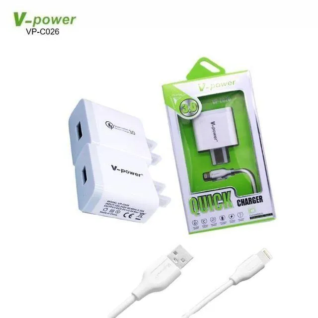 Ios /Android/ Type-c 3.0 Vpower Quick Charger | Lazada PH