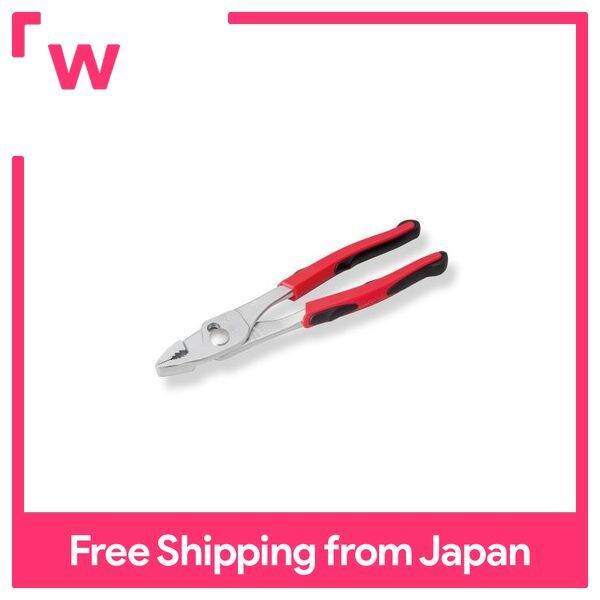 TONE Combination slim pliers (master grip type) CPS-200G Red, 216mm in ...