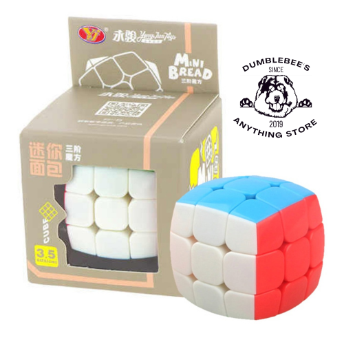 YJ Mini Bread 35mm 3x3x3 Pillows Speed Mini Rubik's Cube Stickerless ...