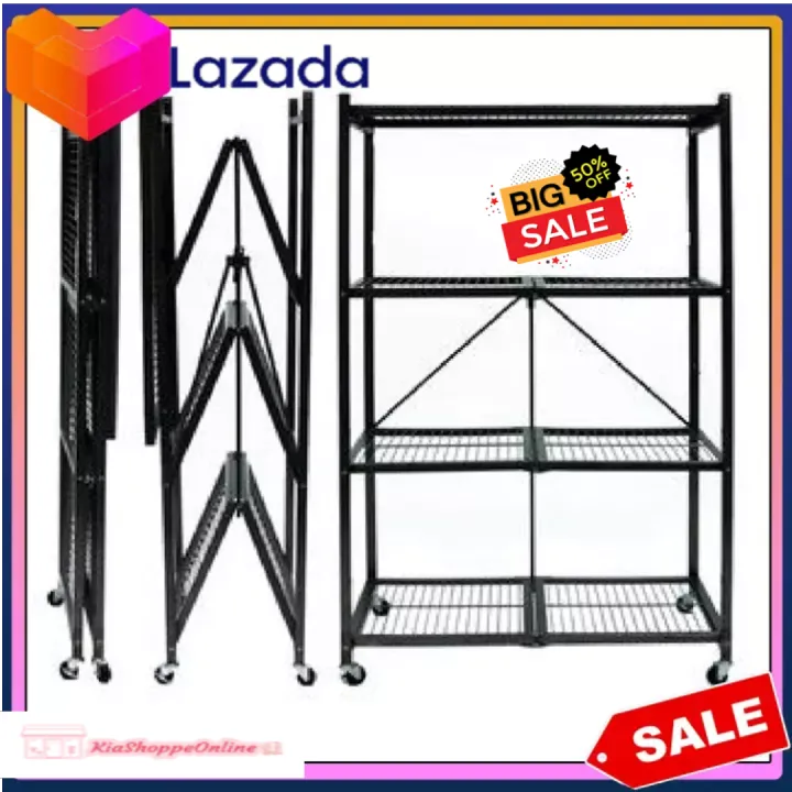 Original Folding Rack Floor-Standing Multi-Layer Oven Pot Rack ... Original Folding Rack Floor-Standing Multi-Layer Oven Pot Rack ...