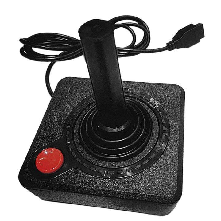 Gaming Joystick Controller for Atari 2600 Game Rocker with 4-Way Lever and Single Action Button ...