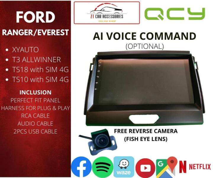 FORD RANGER / EVEREST QCY ANDROID HEAD UNIT | Lazada PH