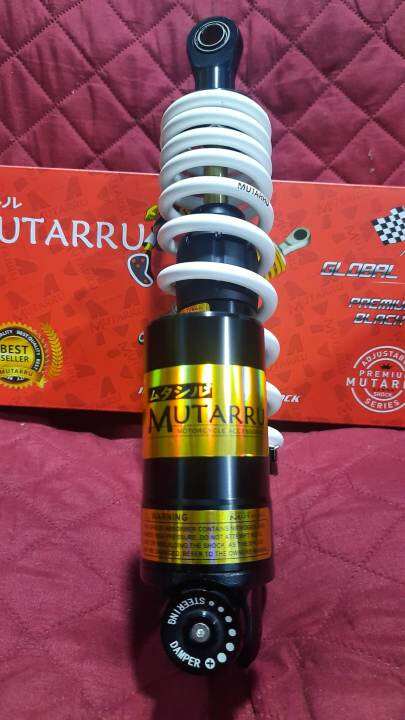 MUTARRU PREMIUM INVERTED V2 ADJUSTABLE REBOUND MONO SHOCK 330mm CLICK ...