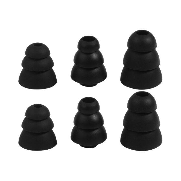 【Ready Stock】 Replacement Triple Flange Ear Tips Earbuds Silicone Pads ...