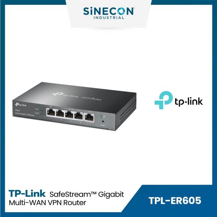 TP-Link ทีพีลิ้งค์ รุ่น ER605 Safestream Gigabit Multi-WAN VPN Router ...