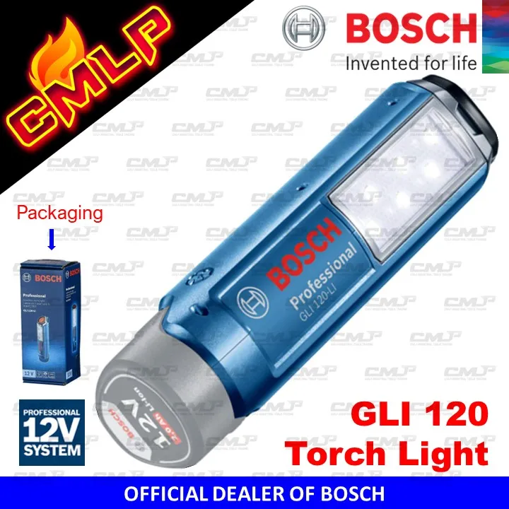 Bosch GLI 120 Cordless Torch Light | Bosch 12V System Original | MC ARC ...