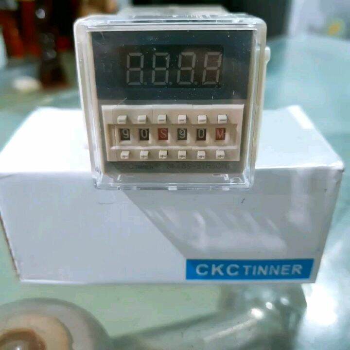 Timer hẹn giờ tuần hoàn CKC TINER DH48S-S 12V, 24V, 220V, 380V Timer thời gian hẹn theo chu kỳ ...