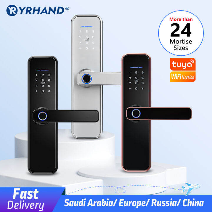 KKone WIFI Remote Control Fingerprint Smart Lock for Tuya Biometric ...