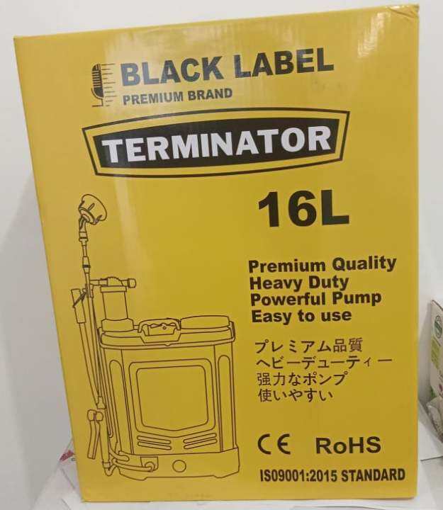 Terminator Sprayer Black Label Premium Brand 16Liters | Lazada PH