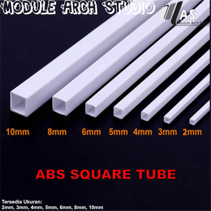 ABS Square Tube - Maket Pipa Kotak - Stick Plastik Kotak | Lazada Indonesia
