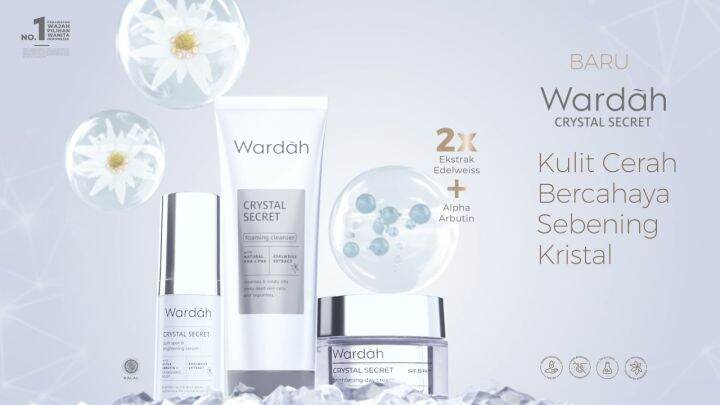 wardah crystal secret foaming cleanser | Lazada Indonesia