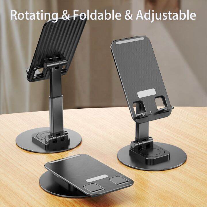 Clara.Tablet Stand Holder 360 Rotating For iPad Aluminum Adjustable ...