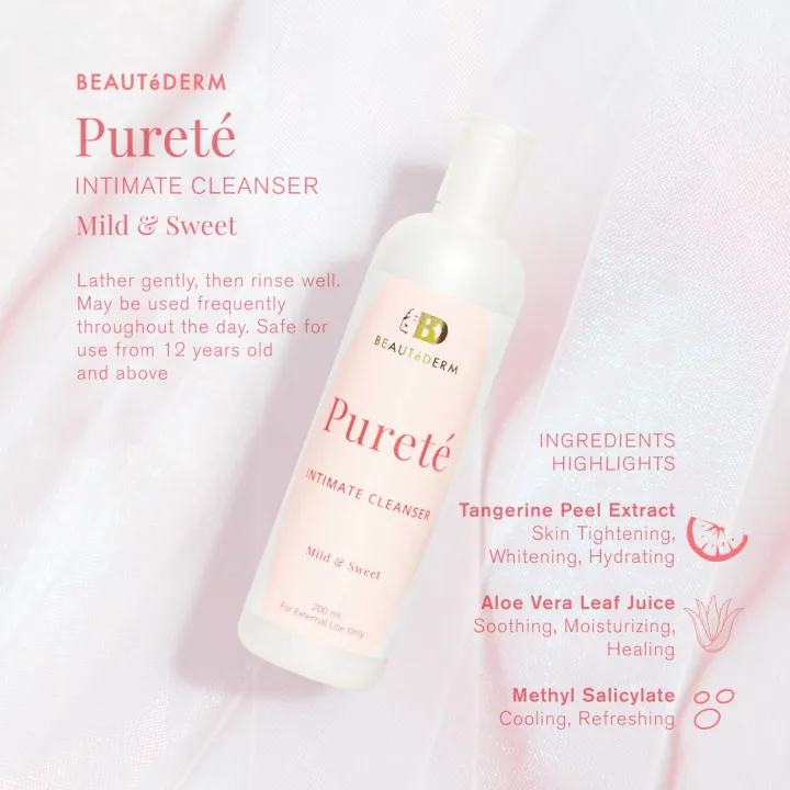 PURETE INTIMATE CLEANSER FEMININE WASH | Lazada PH