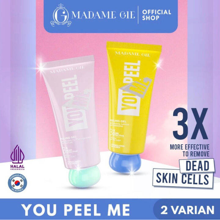 Madame Gie You Peel Me Cleanser - Peeling Gel 100gr | Lazada Indonesia