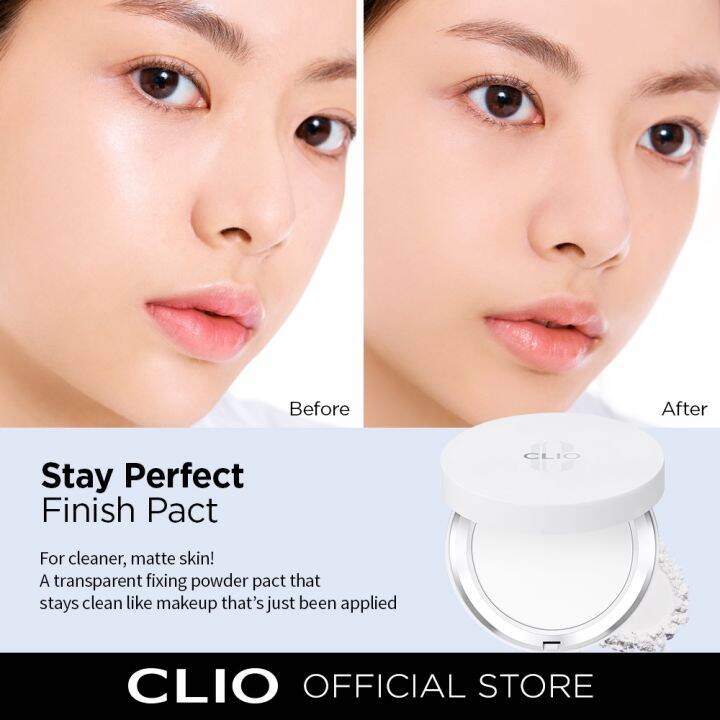 [CLIO] Stay Perfect Finish Pact 8g | Lazada PH