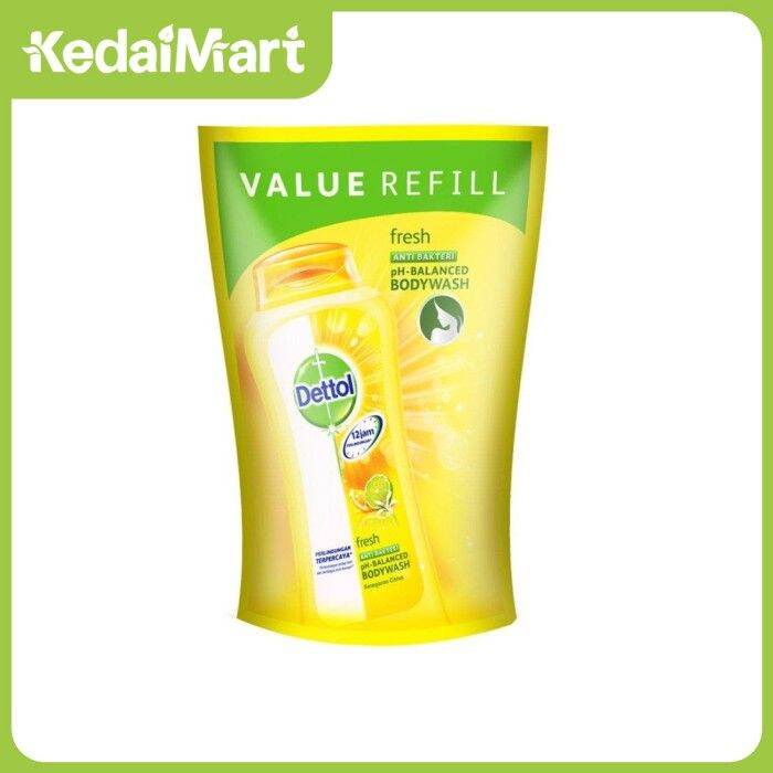 Dettol Body Wash Fresh Pouch 450 ml / 410 ml | Lazada Indonesia