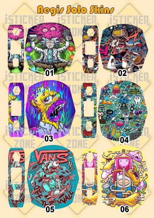 Aegis SOLO 1,2 and Max Skins trend design | High Quality Vinyl Skins ...
