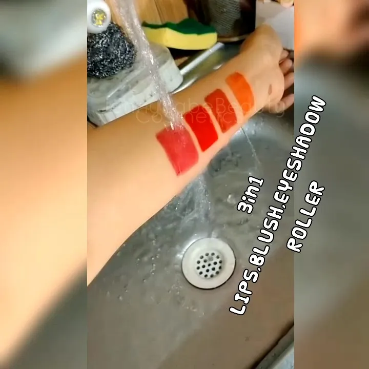 3 in 1 LIP TINT ROLLER GEL BASED for (LIPS , BLUSH , EYESHADOW) | Lazada PH