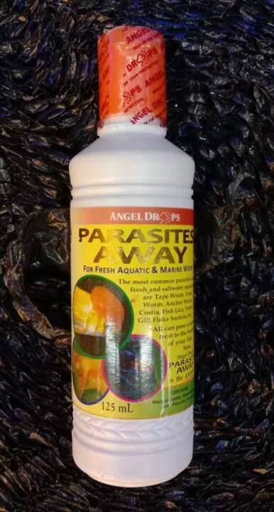 Angel drops parasites away for all aquarium fish 125ml | Lazada PH
