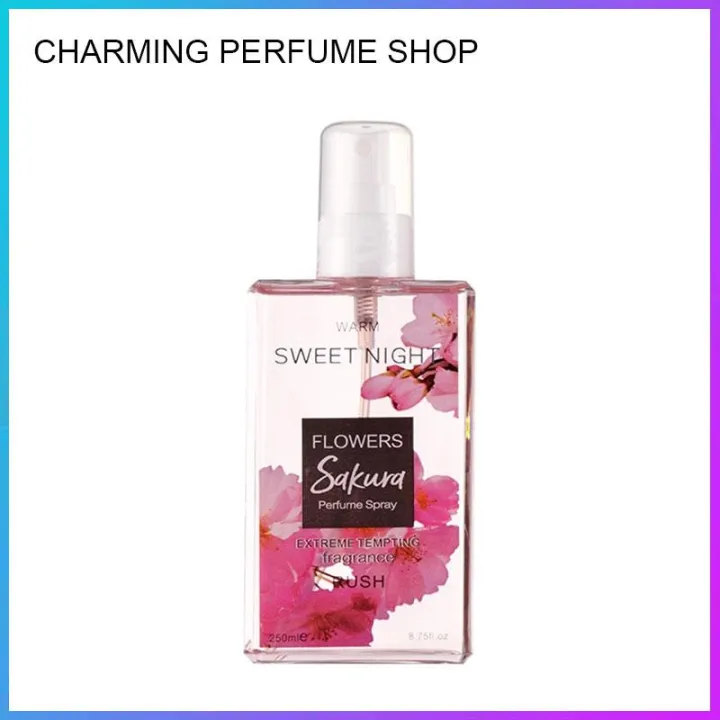 [Charming] Sweet Night Sakura Warm Rush Perfume Spray 250ml | Lazada PH