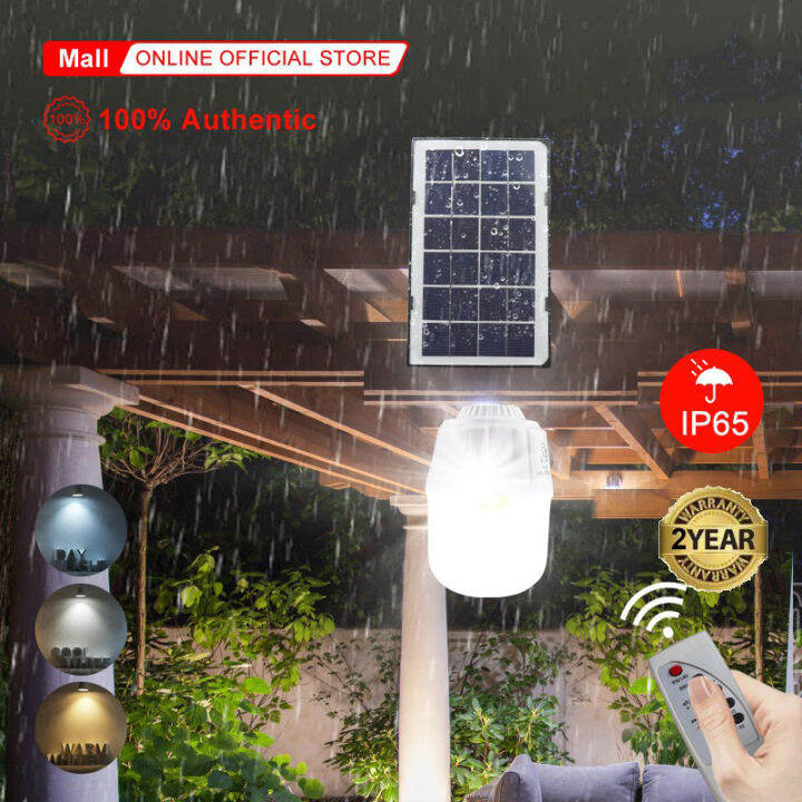 LED Solar Light Bulb 50W 150W 300W USB/Solar Panel Charge Outdoor Lamp ...
