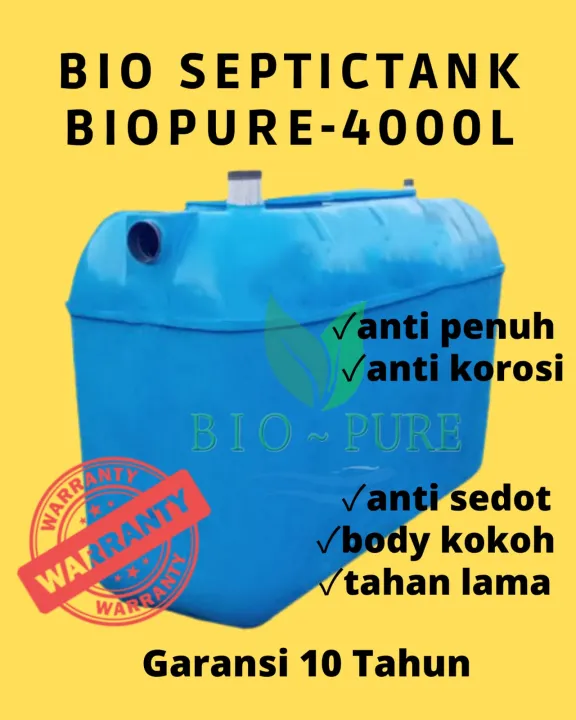 septic tank biotech biotank biofilter biofil 4000 liter RCX RC Termura ...