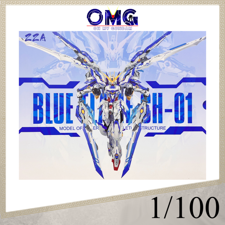 ZA Model 1/100 Blue Flame Assembly Model Kit CH-01 ZA08 ZA-08 ZZA Blue Flame 人形机甲 蓝焰 Blue Frame ...