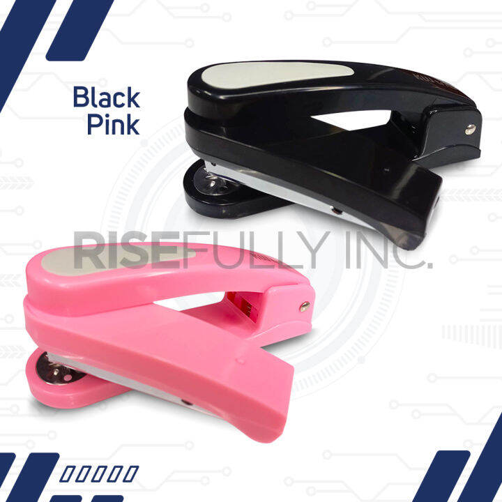 Risefully 360 Degrees Rotating Stapler Black/Red Rotation Stapler ...