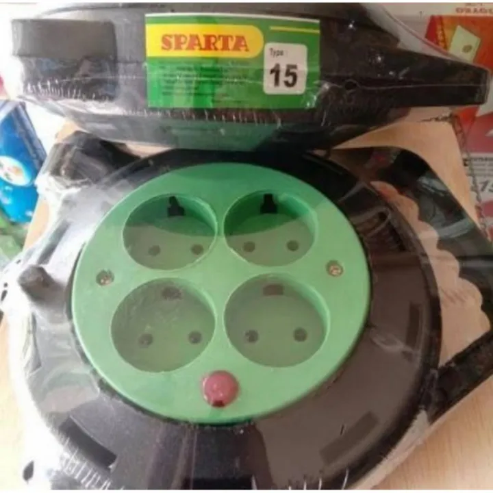 BOX Kabel ROLL COLOKAN 10M DAN 15 Meter Type 15 - Stop Kontak Listrik 4 ...