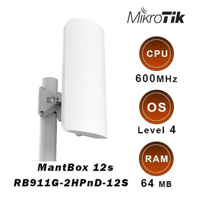 Mikrotik RB911G-2HPnD-12S mANTBox 12s Mantbox 2 12S | Lazada Indonesia