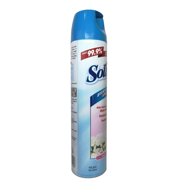 popular Solbac Fresh Linen Disinfectant Spray 400g | Lazada PH