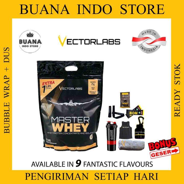 Vectorlabs Master Whey 11 lbs | Whey Protein 11 lb - Varian Rasa | Lazada Indonesia
