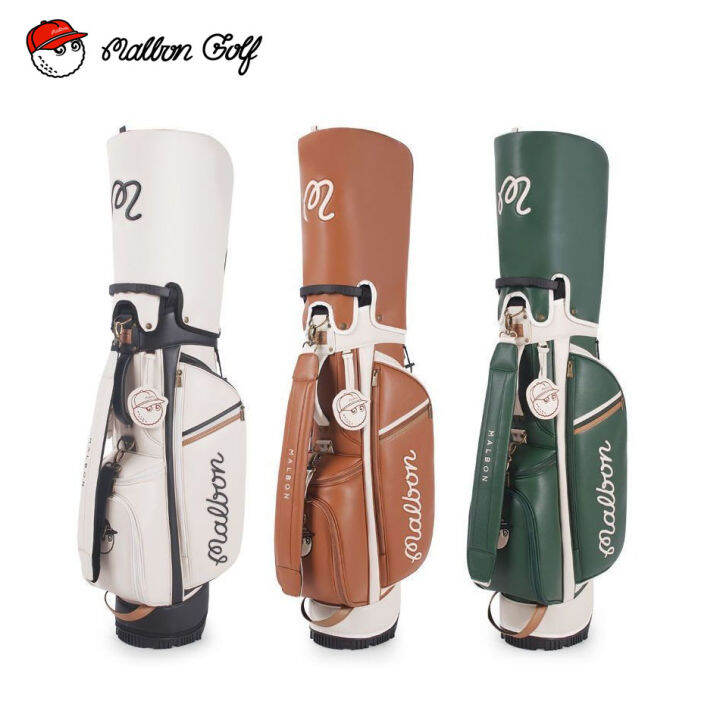 ถุงกอล์ฟ MALBON GOLF STAND BAG มี5 ช่อง ขนาด 9 นิ้วครึ่ง ระบบ zippers กันน้ำ 100% | Lazada.co.th