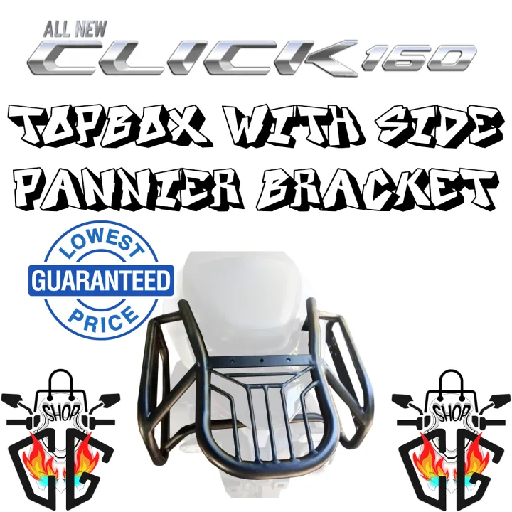 CLICK 160 - Top Box with Side Pannier Bracket Heavy Duty COD | Lazada PH